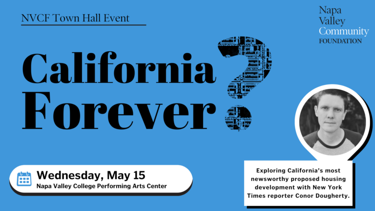 Our May Town Hall Event: California Forever? - Napa Valley Community ...